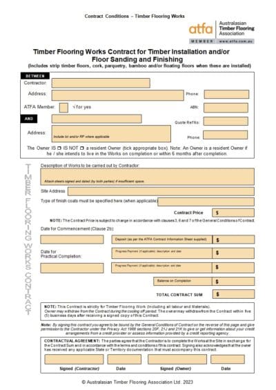 ATFA Master Forms - ATFA