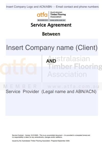 ATFA Master Forms - ATFA