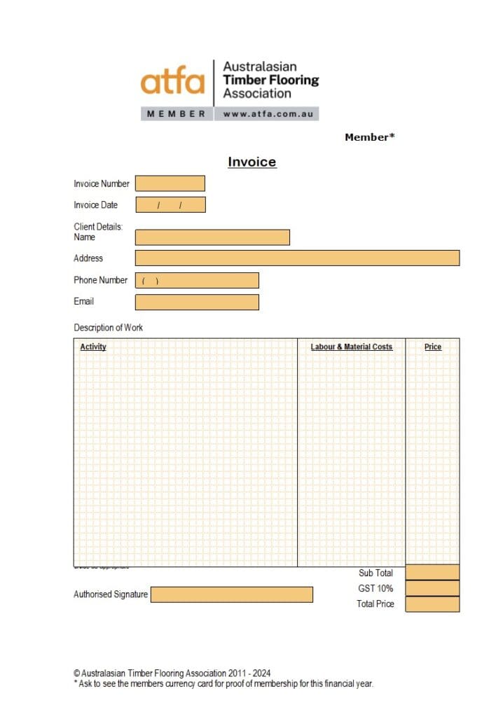 ATFA Master Forms - ATFA