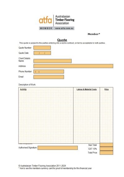 ATFA Master Forms - ATFA